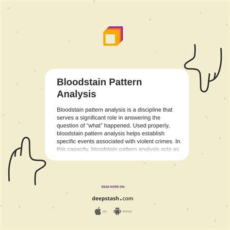 Bloodstain Pattern Analysis Deepstash