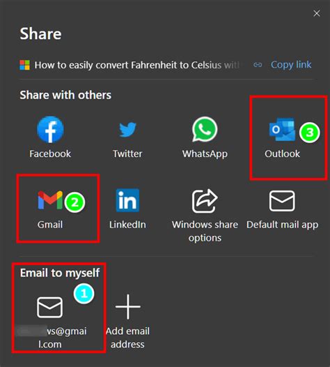 How To Quickly Email An Article Or Webpage To Yourself Or Others Using The Microsoft Edge