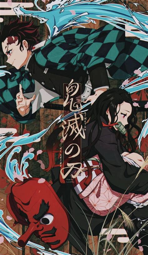 Download Demon Slayer Tanjiro And Nezuko Aesthetic Wallpaper