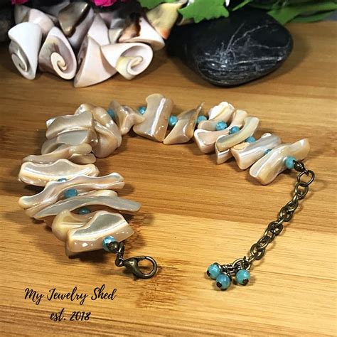 Natural Shell Bracelet Shell Bracelet Beaded Headband My Jewellery