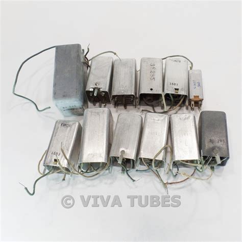 Vintage Lot Of 12 Unknown If Rf Tuning Coil Transformers Radio Ham