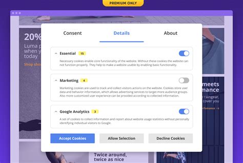 magento 2 cookie notice manager cookie consent extension gdpr eu