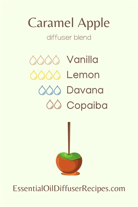 Caramel Apple Essential Oil Diffuser Recipe • Essential Oil Diffuser