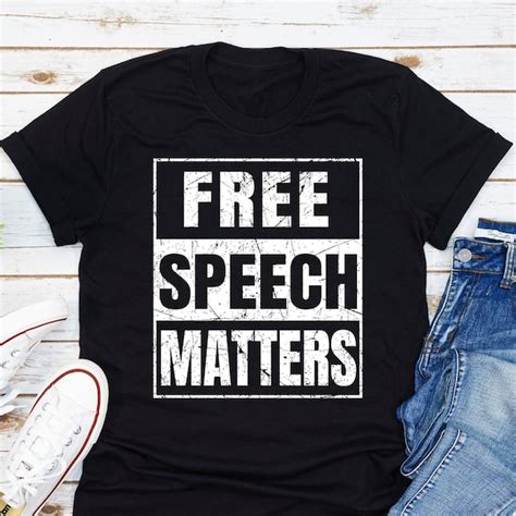 Free Speech Shirt Etsy
