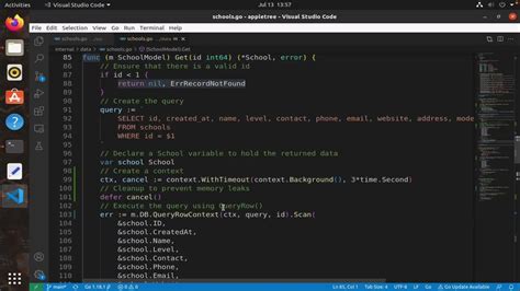 building apis with go sql query timeouts part 3 youtube
