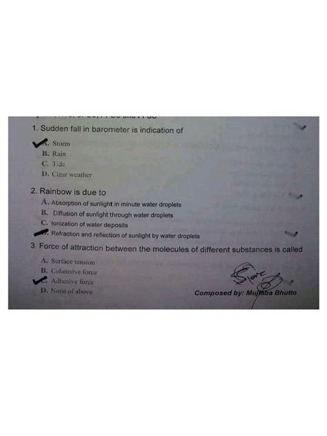 Physics Most Repeated Mcqs Pdf