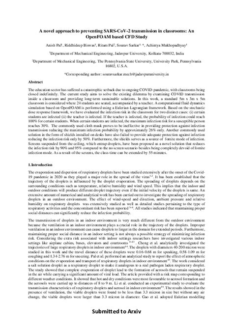 pdf a novel approach to preventing sars cov 2 transmission in