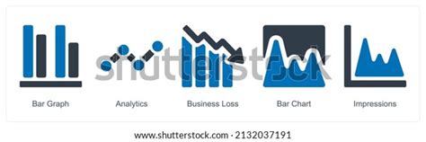 bar graph analytics icon concept stock vector royalty free 2132037191