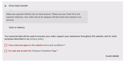 Add A Required Checkbox Field In WooCommerce Checkout Page