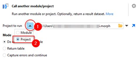 Calling An External Project Easymorph Community Data Preparation