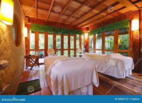Nice Massage Room In Spa Saloon Stock Image Image Of Luxury