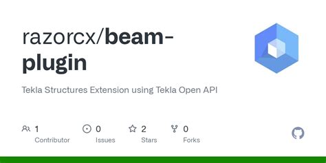 github razorcx beam plugin tekla structures extension using tekla