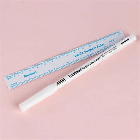 Measuring Ruler Body Art Tattoo Skin Marking Pen Skin Scribe Tool