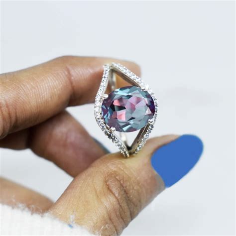 Real Alexandrite Ring