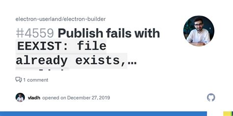 Publish Fails With `eexist File Already Exists Symlink` · Issue 4559