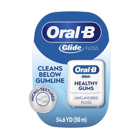 Buy Oral B Glide Healthy Gums Unflavored Dental Floss Smooth 50 M From Dollar General Available