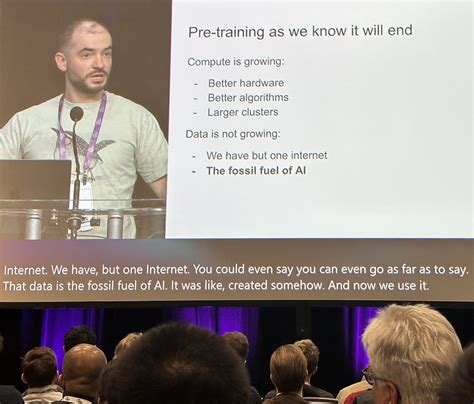 Ilya Sutskever Declares Pre Training As We Know It Will End At Neurips 2024 Citing Peak Data