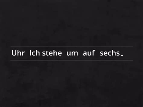 Mein Tagesablauf Unjumble