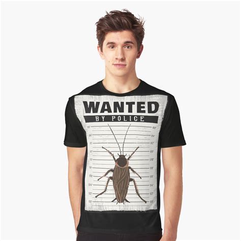 Wanted Roach Mugshot Funny Pest Poster For Sale By Molliecooper98