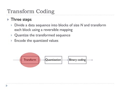 Ppt Transform Coding Powerpoint Presentation Free Download Id6336223
