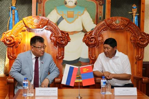 ОХУ ЫН ТӨРИЙН ДУМЫН ГИШҮҮН БАТОР КАНУРОВИЧ АДУЧИЕВ УВС АЙМАГТ АЙЛЧИЛЛАА