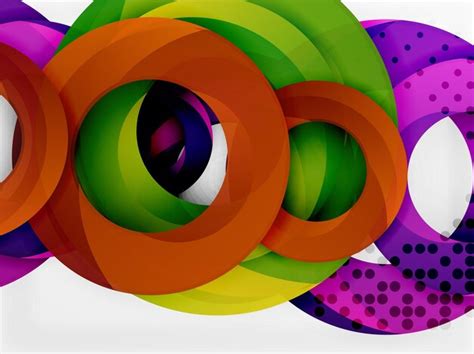 추상적인 소용돌이와 원형 벡터 배경 디자인 프리미엄 벡터