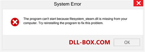 filesystem steam dll free download for windows dll box