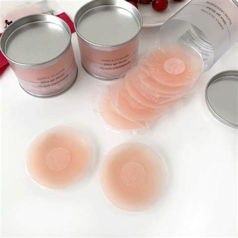 [당일출고] 티안나는 니플 패치 실리콘 가슴 패드 노브라 비키니 에이블리