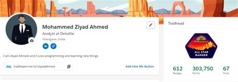 Ziyad Ahmed On Linkedin Salesforcecommunity Trailhead Allstarranger Journey2salesforce…