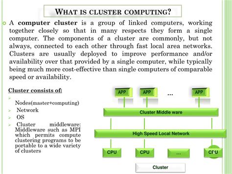 ppt parallel and cluster computing powerpoint presentation free