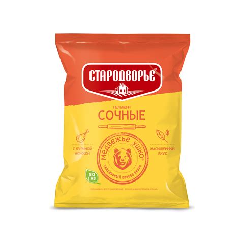 Пельмени Стародворье Медвежье ушко "Сочные" - «Классические пельмени ...