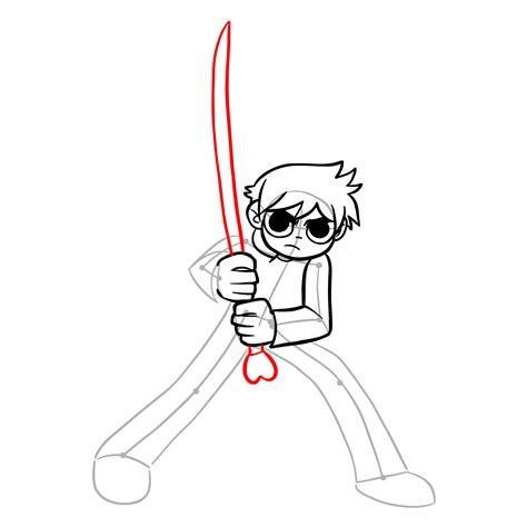 How To Draw Scott Pilgrim Full Body Game Style Power Of Love Anime Face
