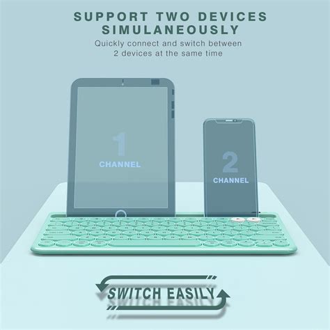 Jelly Comb Bluetooth Keyboard Multi Device Recharg Grandado