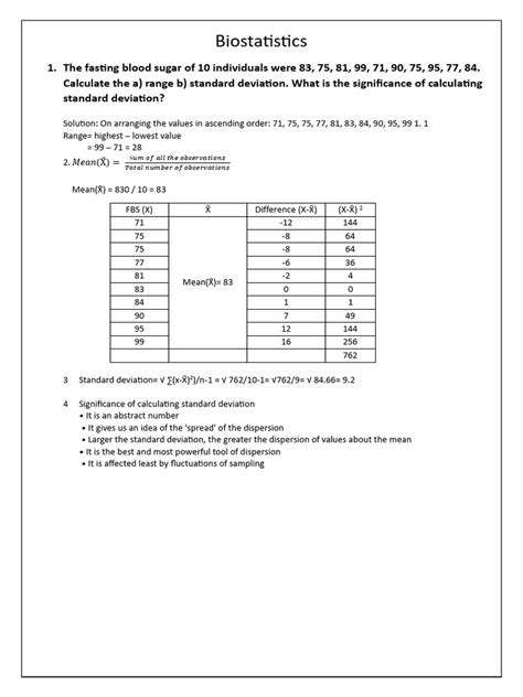 Ms Dsn [biostatistics] 1 Pdf Statistical Theory Statistical Analysis