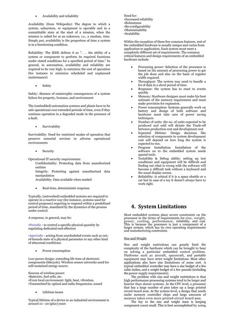 Embedded Operating Systems Pdf