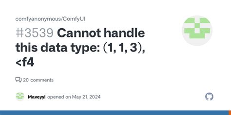 Cannot Handle This Data Type 1 1 3