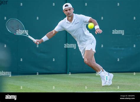 London England July 1 Marcos Giron Of The Usa During Wimbledon 2025