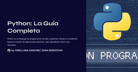 Python La Guía Completa