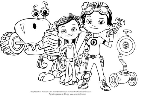 Rusty Rivets Coloring Page