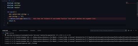 More Than One Instance Of Overloaded Function Std Move Matches The