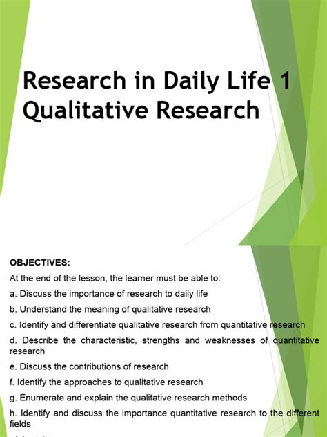 Week 1 Introduction Of Qualitative Research Pdf Qualitative Research Methodology