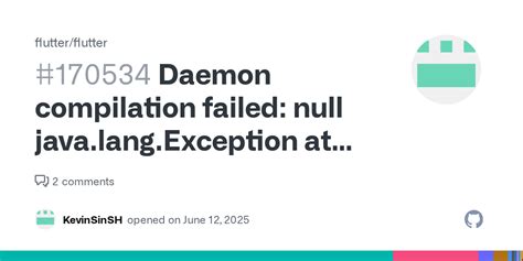 Daemon Compilation Failed Null Javalangexception At Orgmon