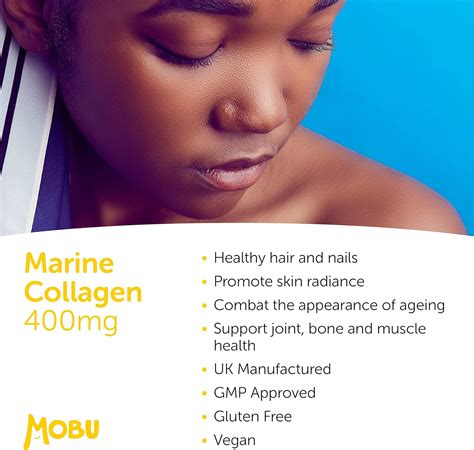 Marine Collagen 400mg 120 Capsules Hair Skin And Joint Health