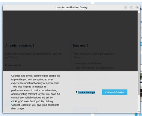 user authentication why stmicroelectronics community