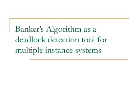 Ppt Deadlocks Powerpoint Presentation Free Download Id6035472