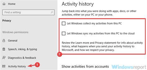how to disable activity history and protect your privacy