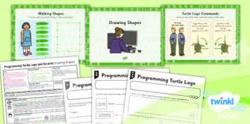 computing programming turtle logo and scratch drawing shapes year 2