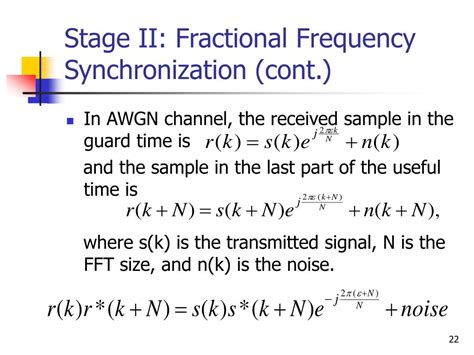 Ppt Synchronization For Ofdma System Powerpoint Presentation Free