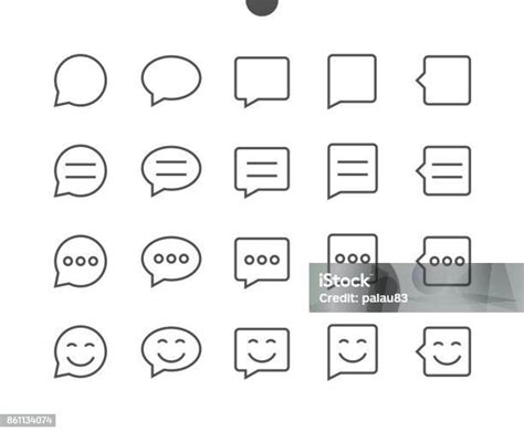 메시지 Ui 픽셀 완벽 잘 만들어진 벡터 선 아이콘 48 X 48 24 X 24 그리드 웹 그래픽 및 편집 가능한 획 애플 리 케이 션에 대 한 준비 간단한 최소한의 그림