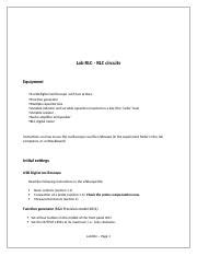 Notebook RLC RLC Circuits Docx Lab RLC RLC Circuits Equipment A USB Digital